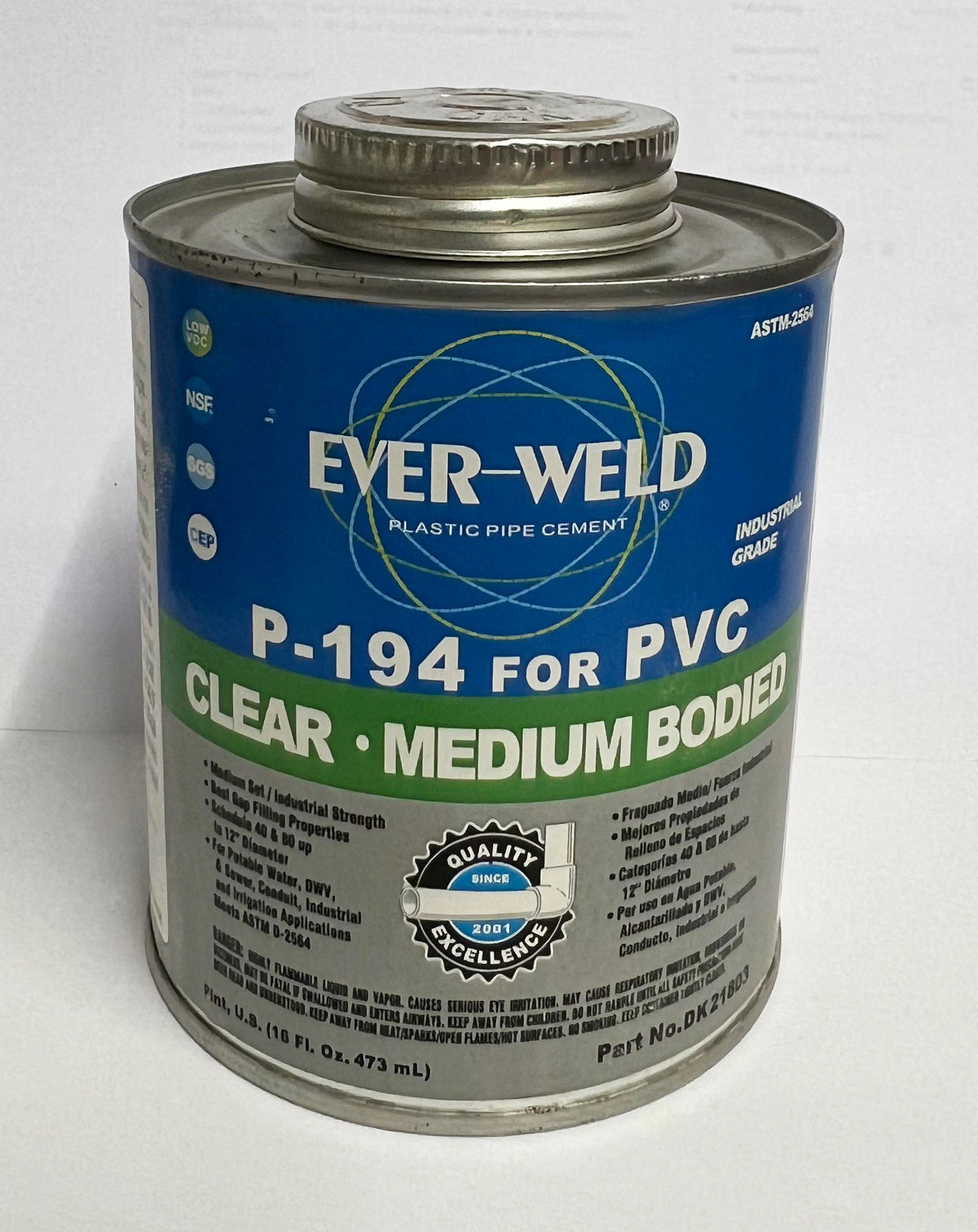 Pond Building - Everweld Solvent Weld Glue — Elite Koi