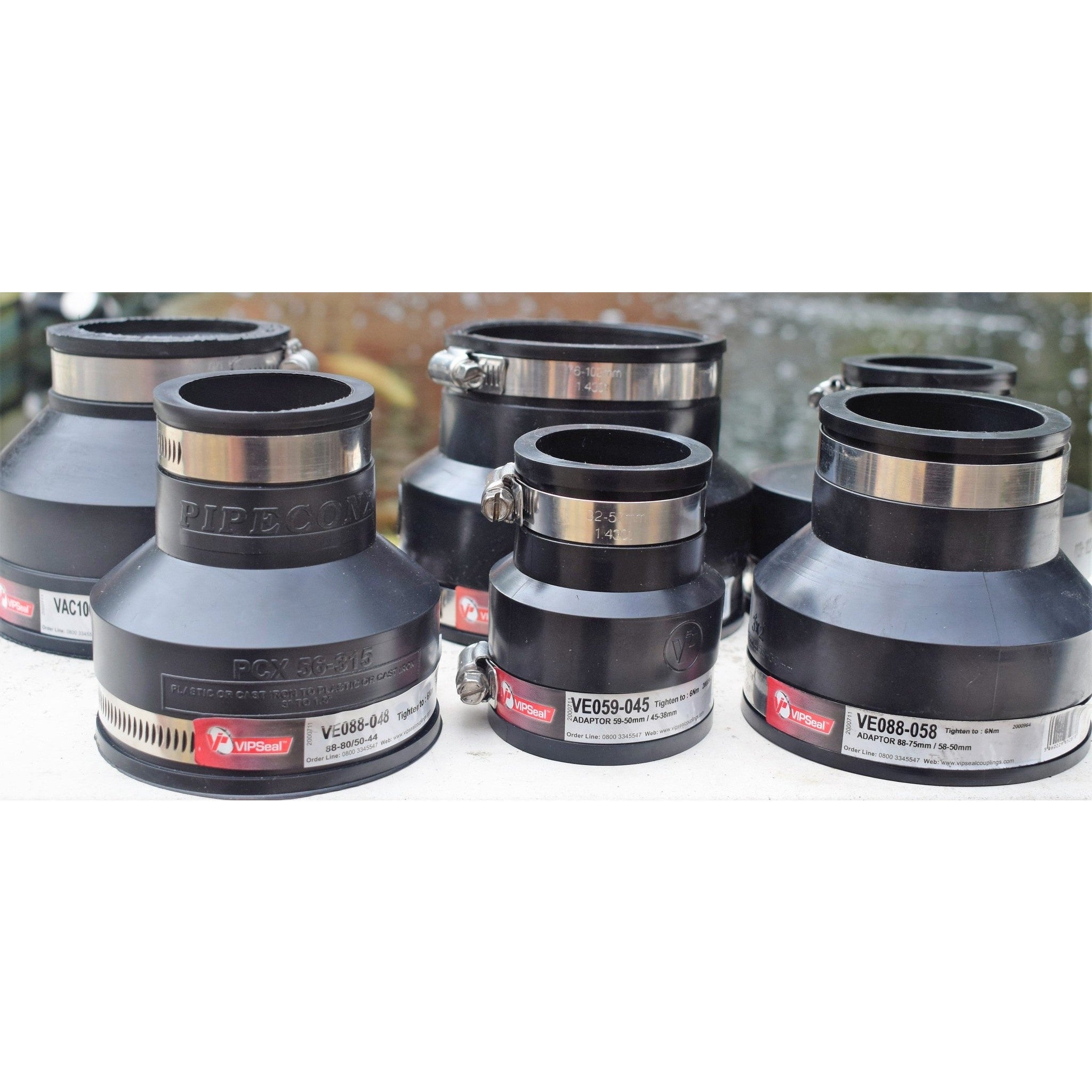 Flexible Rubber Boot Reducer for Pond Pipework | Elite Koi UK